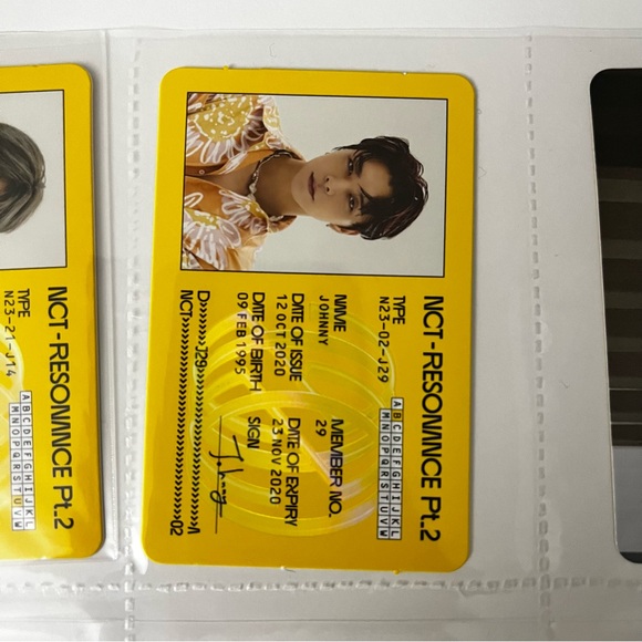 Other | Official Nct 220 Johnny Resonance Pt 2 Photocard | Poshmark